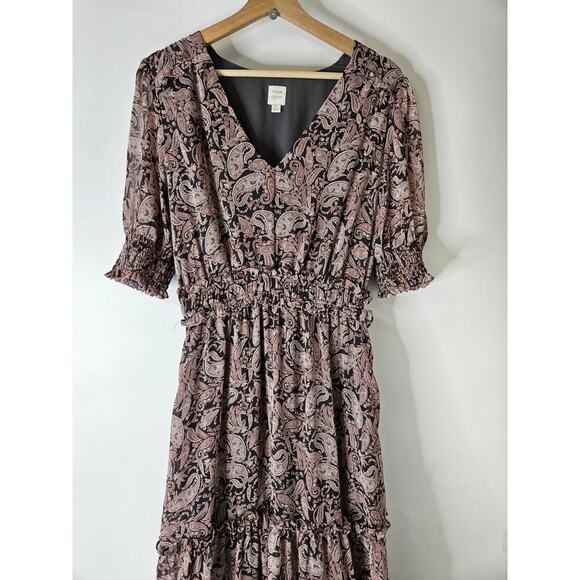 Roan & Ryan | Dresses | Roan Ryan Women Sz M Tiered Maxi Dress Floral ...